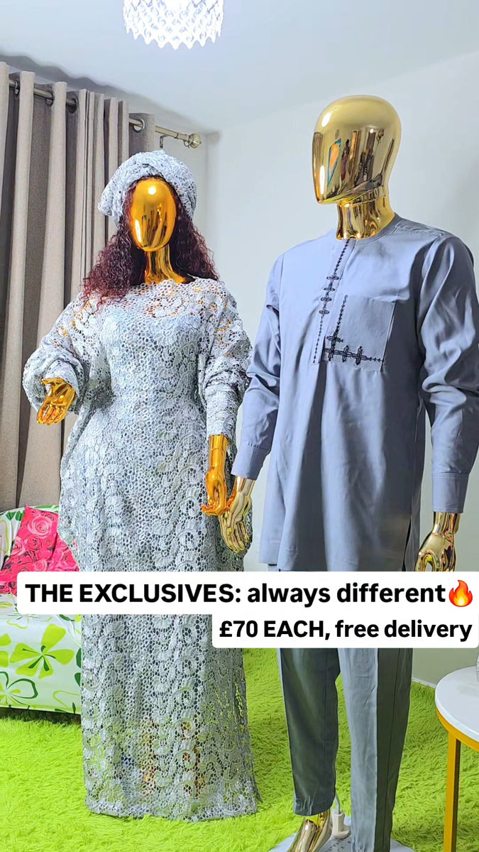 GREY SENATOR SET – Luxury African Men’s Outfit | Two-Piece Style | Fre ...